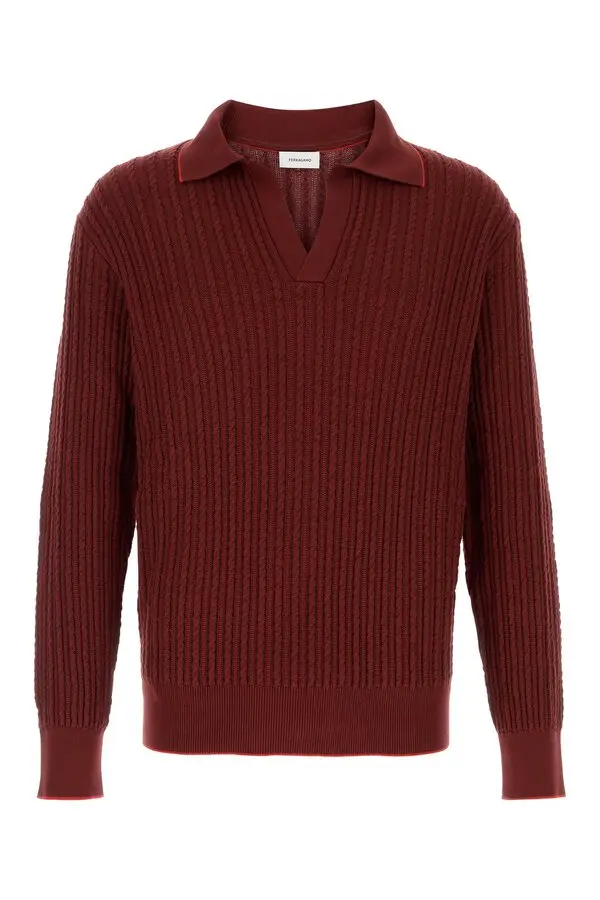 FERRAGAMO Cotton Blend Sweater