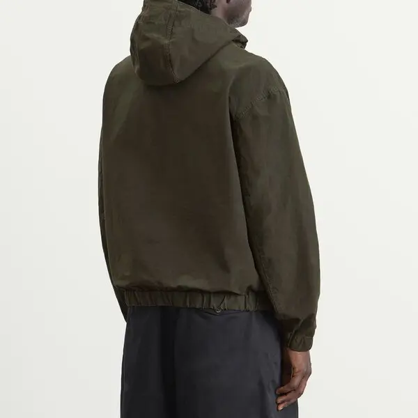 Stone Island Organic Cotton Ripstop Hooded Jacket