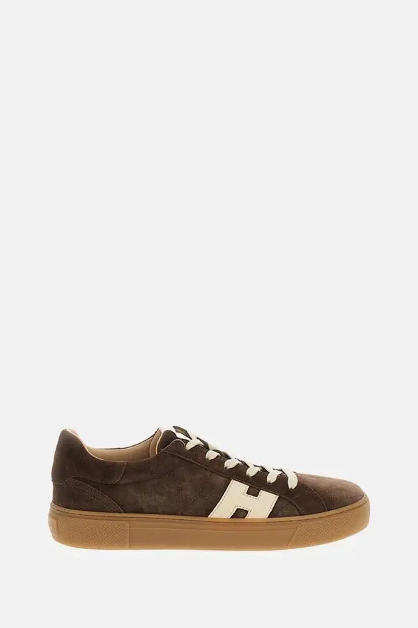 Hogan Sneakers H705 Allacciato H - Marrone