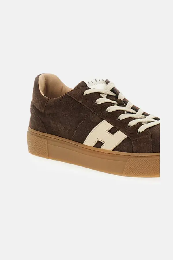Hogan Sneakers H705 Allacciato H - Marrone