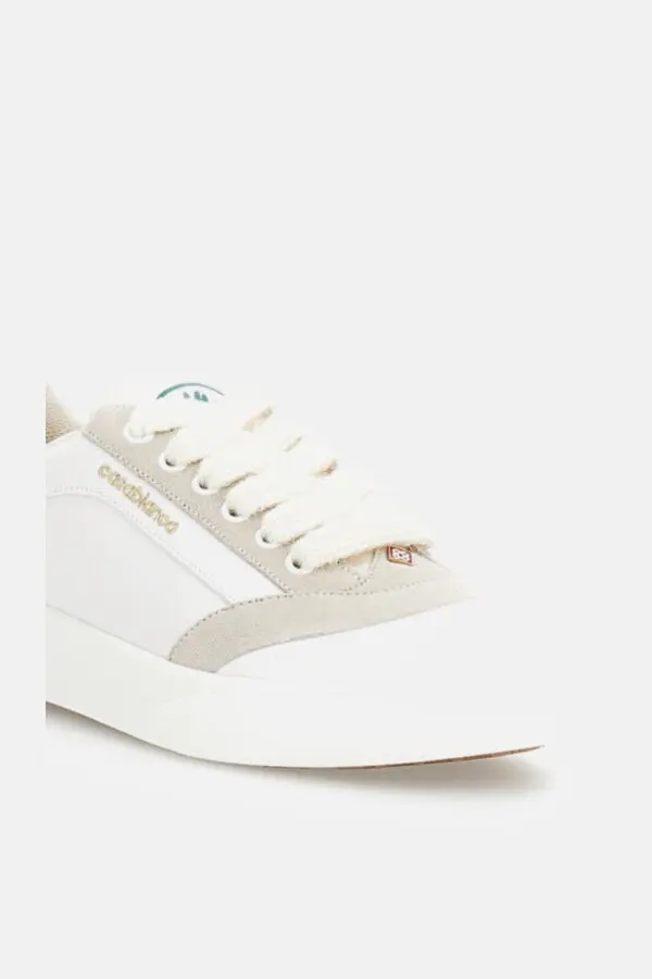 Casablanca Del Mar Leather Sneakers - Bianco