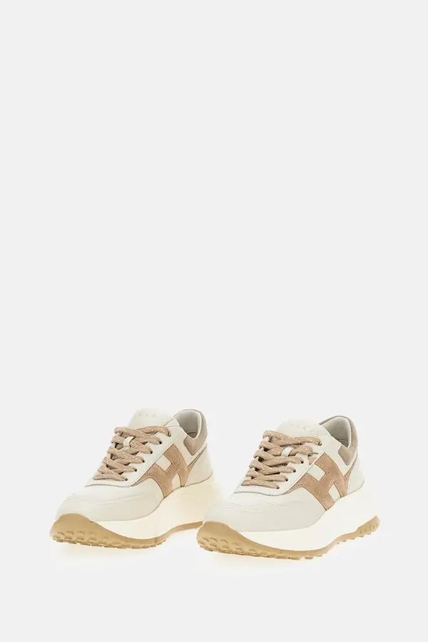 Hogan H669 Laced Sneakers - Bianco