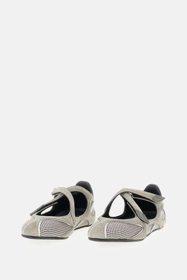 Attico Floor01' Ballerina Flat - Grigio