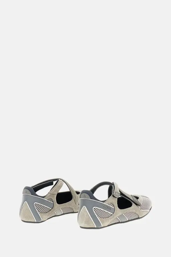 Attico Floor01' Ballerina Flat - Grigio