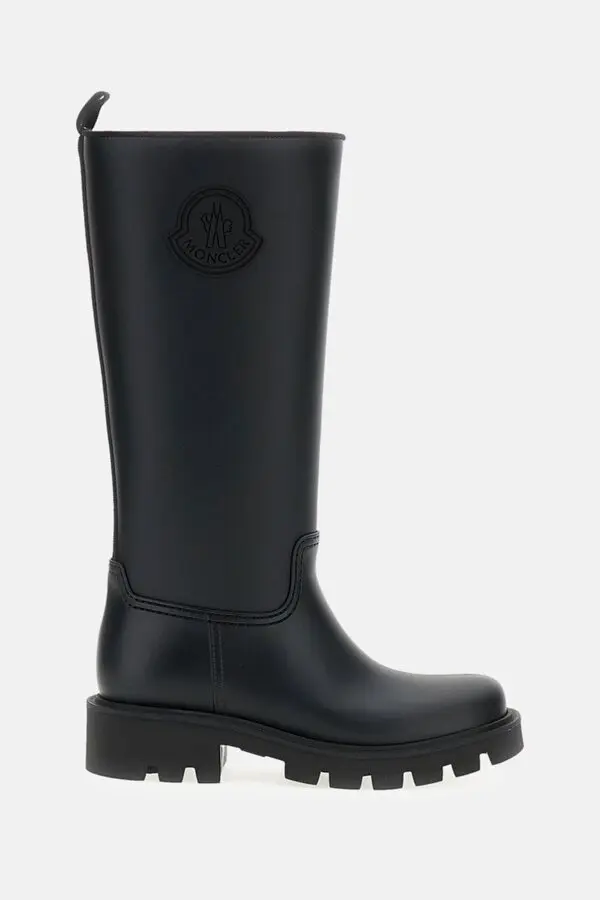 Moncler Kickstream High Rain Boots - Black