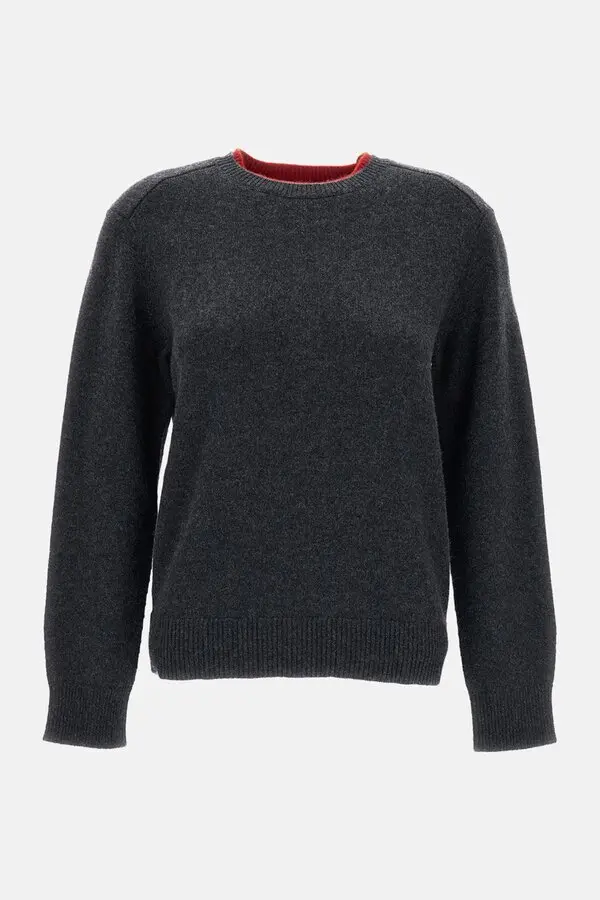 Loulou De Saison Otis Cashmere Sweater - Grey