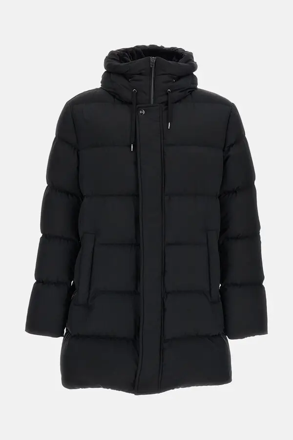 Herno Arendelle Quilted Down Jacket With Removable Fur Collar