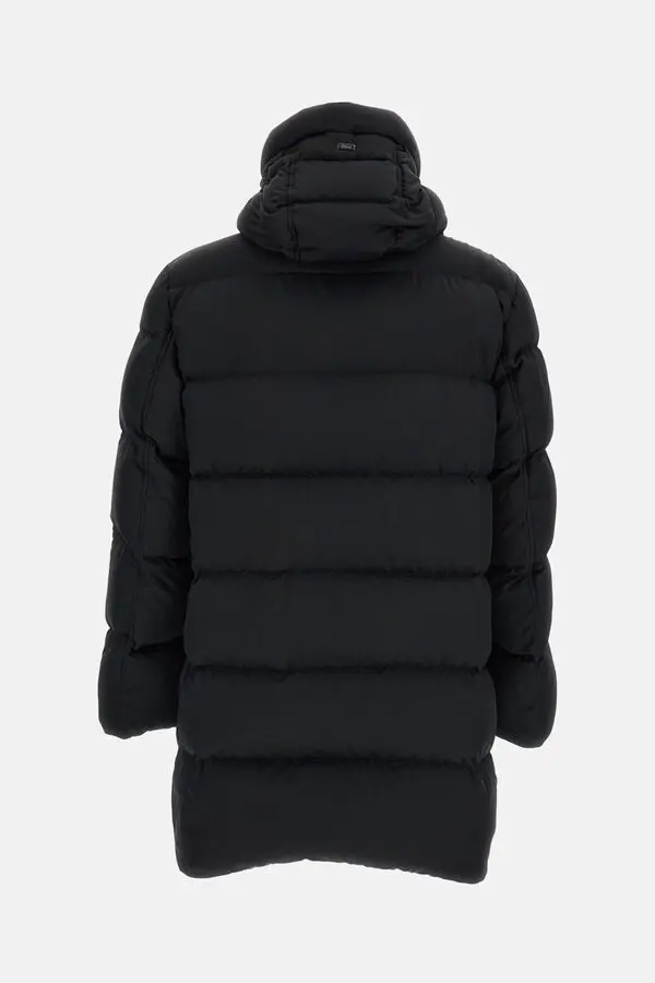 Herno Arendelle Quilted Down Jacket With Removable Fur Collar