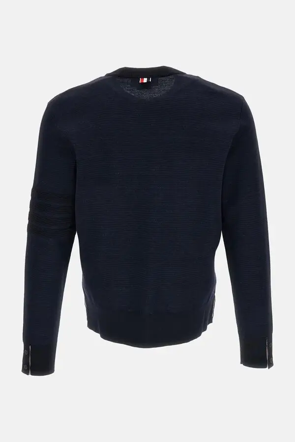 Thom Browne Milano Stitch 4-bar Bomber Knit