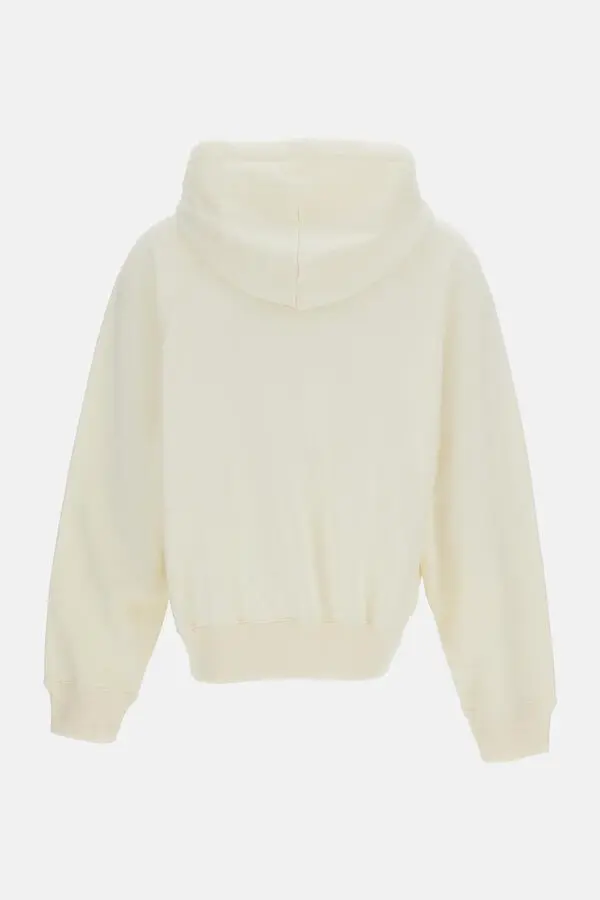 Polo Ralph Lauren Cotton-blend Terry Hoodie With Embroidered Polo Bear Motif - Bianco