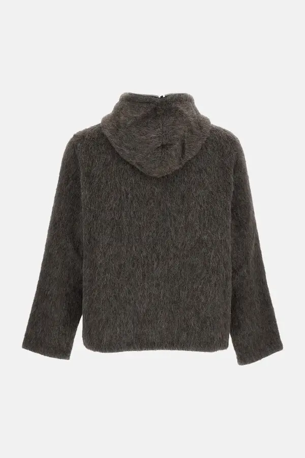 Our Legacy Wool-knit Full-zip Hooded Sweater