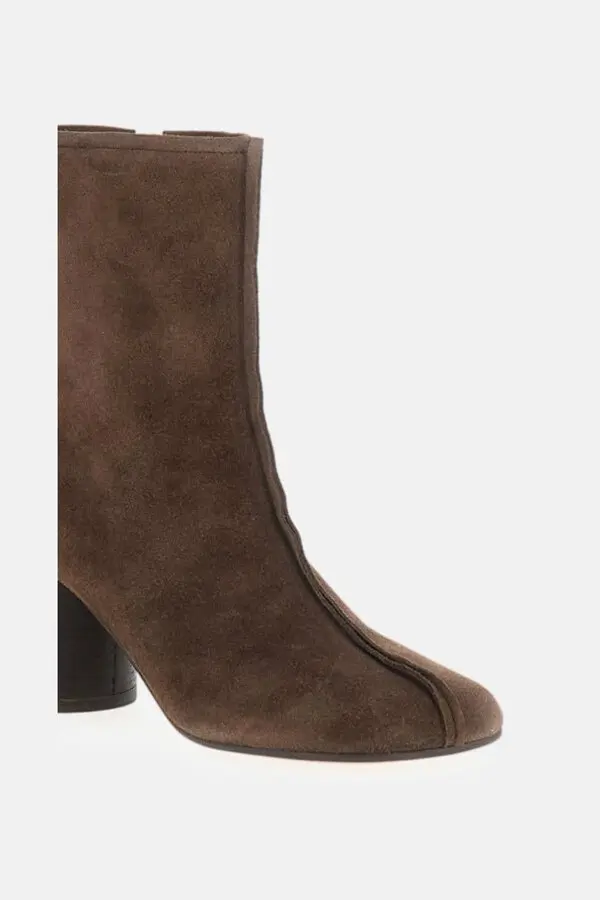 MAISON MARGIELA Anatomic Suede Ankle Boots - Marrone