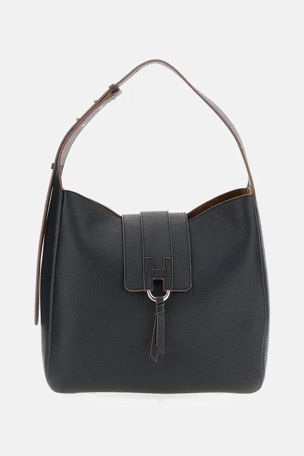 Hogan H01x Hobo Vertical Bag - Black