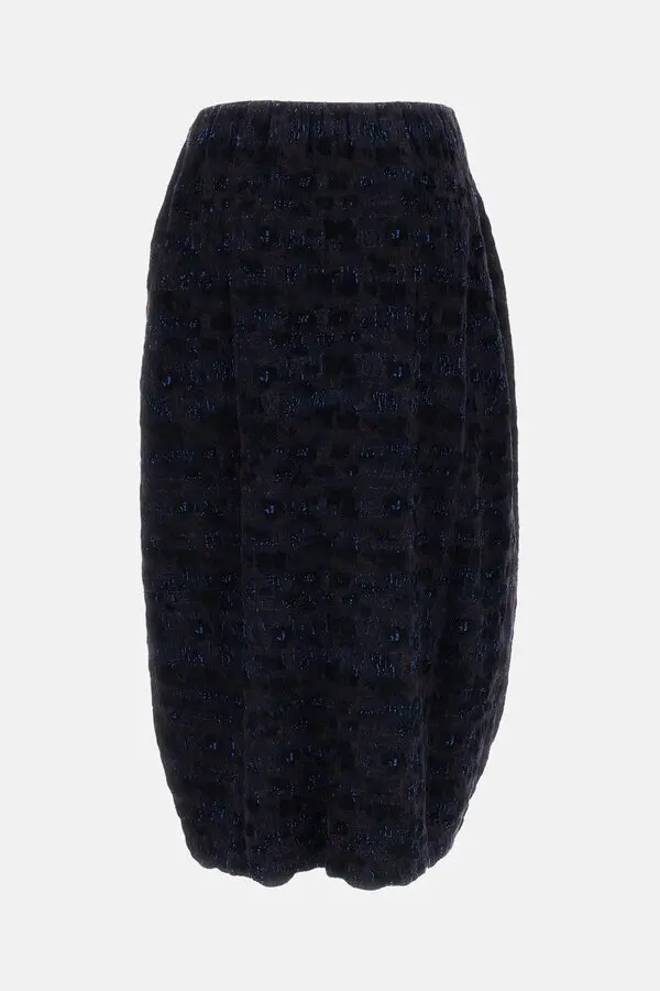 BOBOUTIC Knitted Midi Skirt