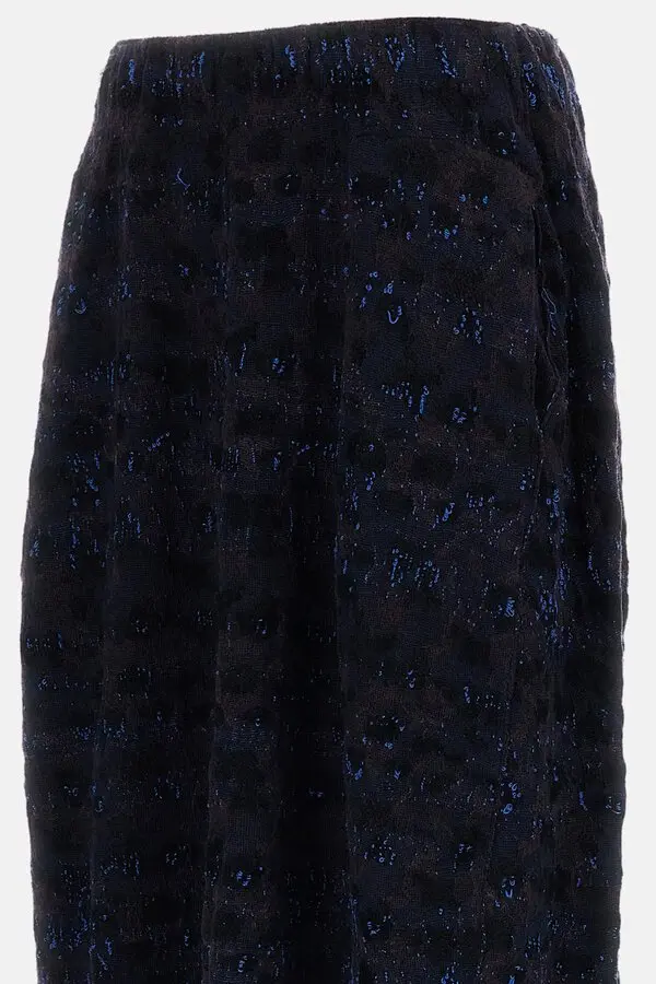BOBOUTIC Jacquard Knit Midi Skirt