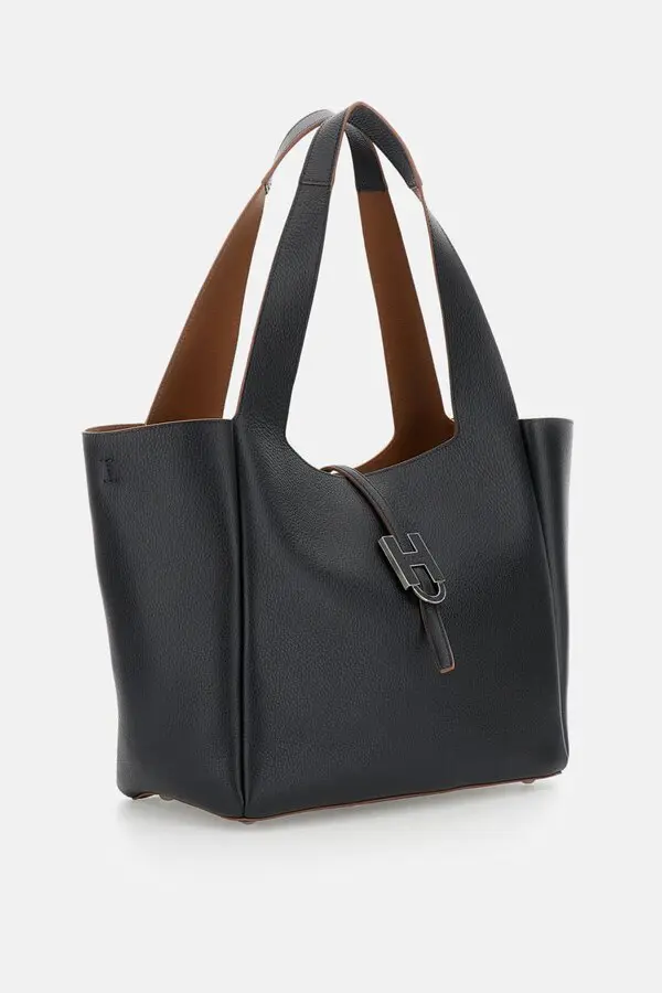 Hogan Leather Tote Bag
