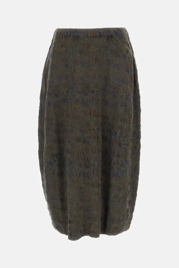 BOBOUTIC Midi Knit Skirt - Multicolor