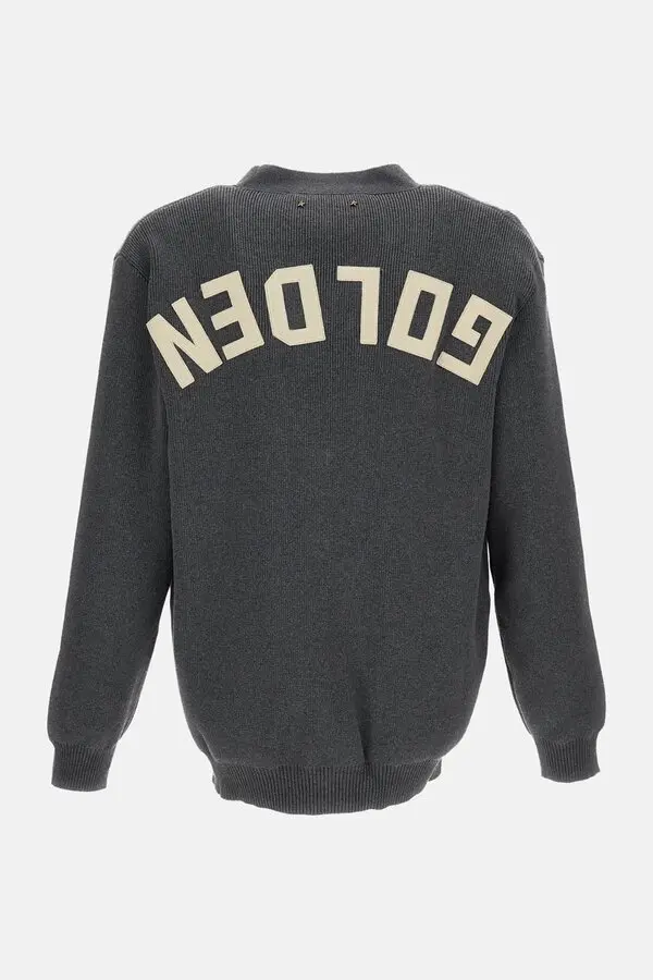 GOLDEN GOOSE Knitted Cardigan - Grigio