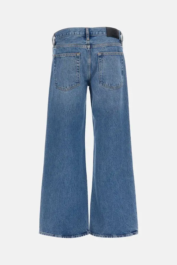 FRAME Amelia Gray X The Pixie Relaxed Wide-leg Cropped Jeans