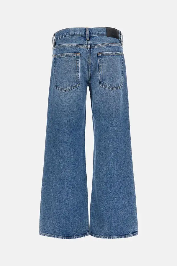 FRAME Amelia Gray X The Pixie Relaxed Wide-leg Cropped Jeans