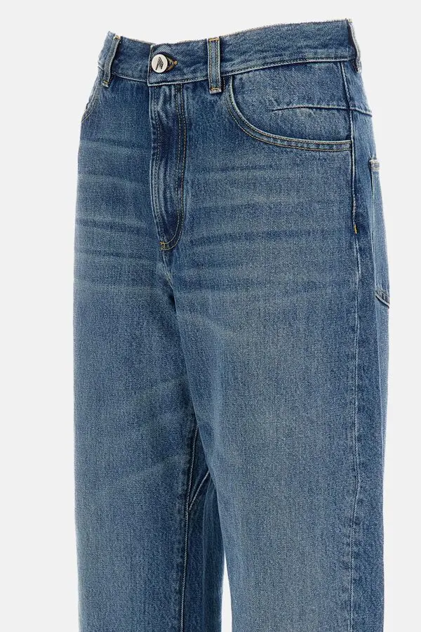 Attico Barrel Leg Jeans - Blu
