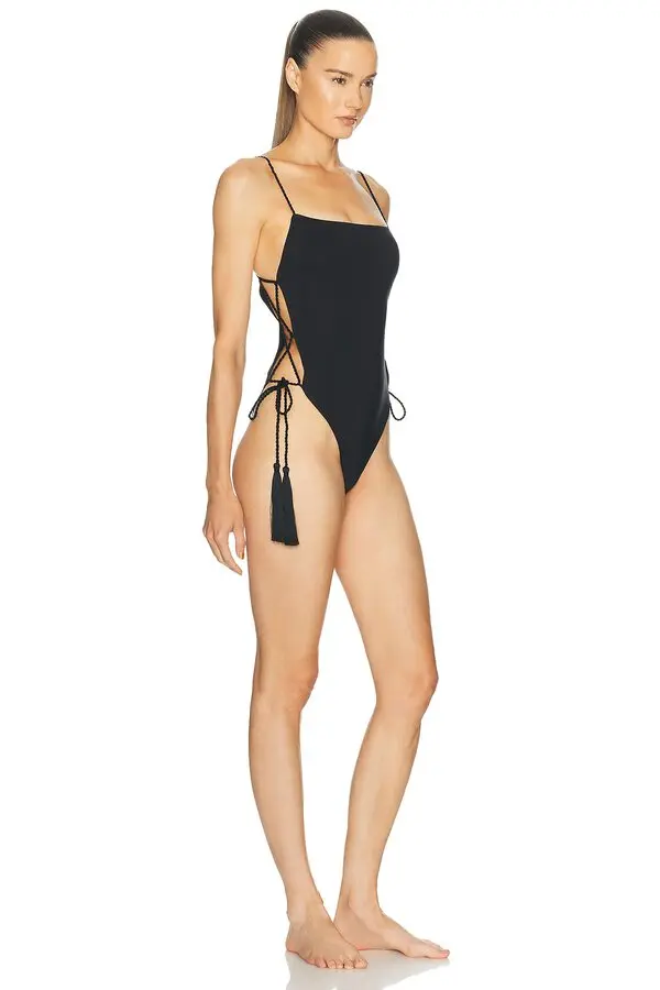 Alaïa Tie One Piece Swimsuit