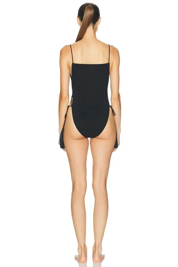 Alaïa Tie One Piece Swimsuit