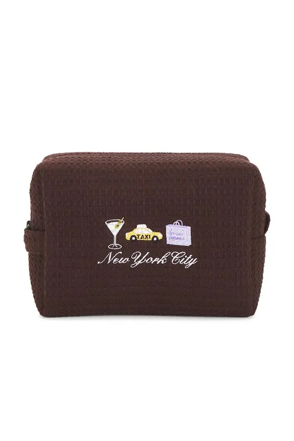 ABBODE New York City Waffle Pouch - Chocolate
