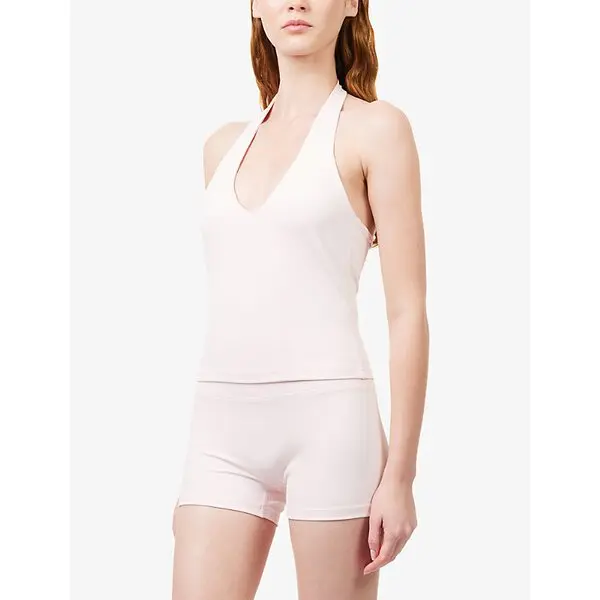 SISTERLY TRIBE Softsculp Halterneck Workout Top