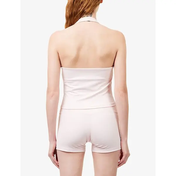 SISTERLY TRIBE Softsculp Halterneck Workout Top