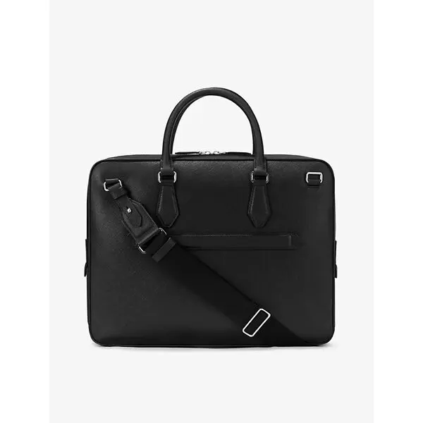 Montblanc Leather Document Case With Logo Embellishment