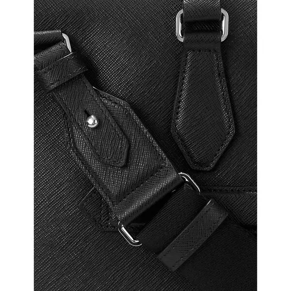 Montblanc Leather Document Case With Logo Embellishment