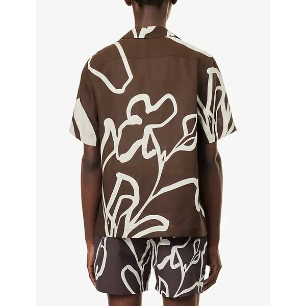 Frescobol Carioca Roberto Striped Linen Shirt