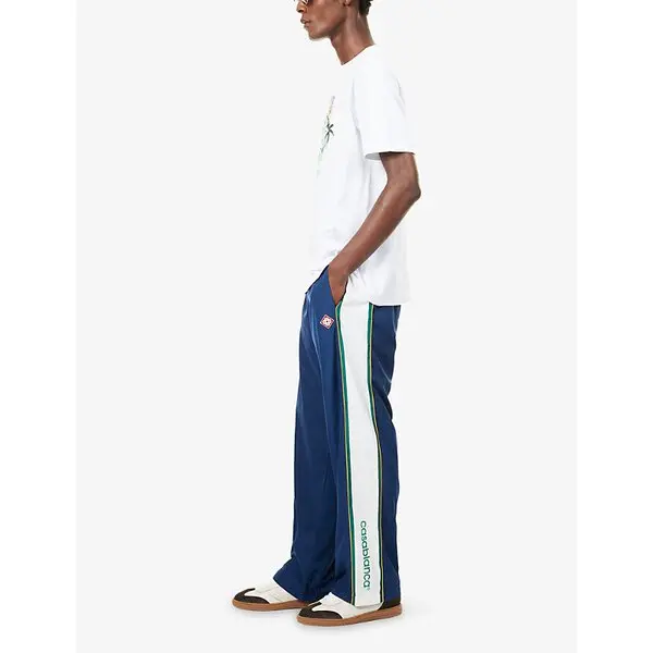 Casablanca Logo-patch Colour-block Track Jogging Bottoms