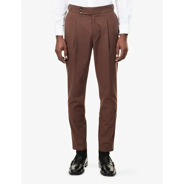 NOBL Noah Smart Slim-leg Woven Trousers