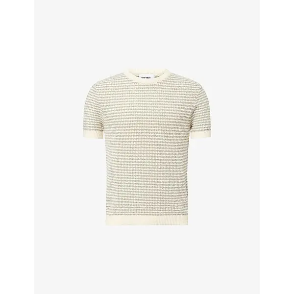 NOBL Emmett Stripe Textured Knit T-shirt