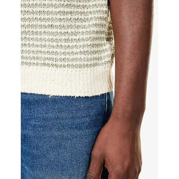NOBL Emmett Stripe Textured Knit T-shirt