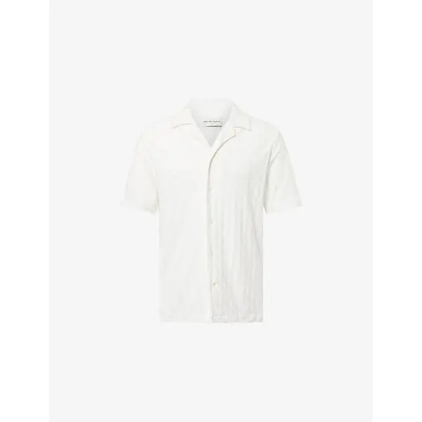 Frescobol Carioca Roberto Terry Cotton-blend Shirt - Cream