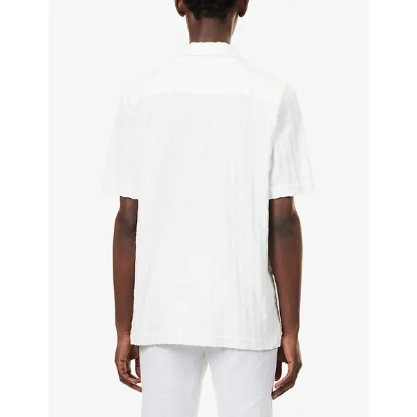 Frescobol Carioca Roberto Terry Cotton-blend Shirt - Cream