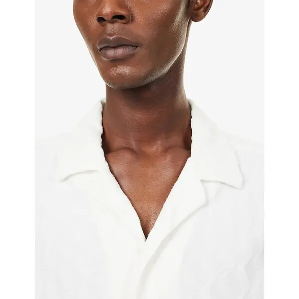 Frescobol Carioca Roberto Terry Cotton-blend Shirt - Cream