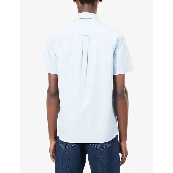 Paige Milford Short-sleeve Cotton Shirt
