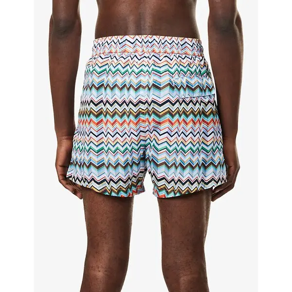 Missoni Zig-zag Print Swim Shorts