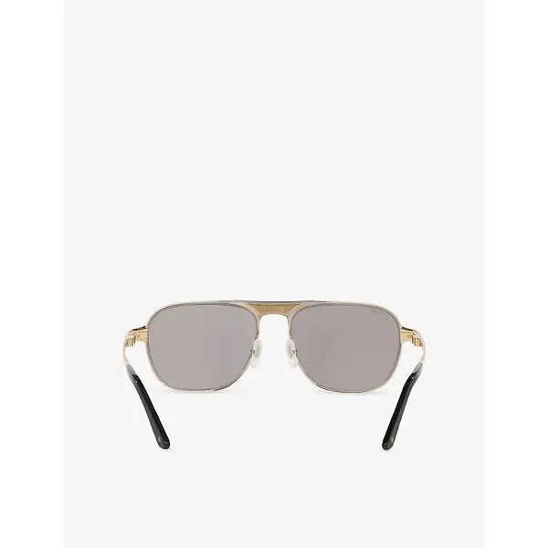 Cartier Pilot Metal Sunglasses