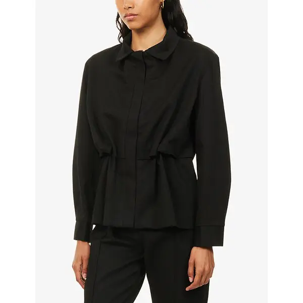 THE DROPPED COLLECTION Drawstring Cotton Jacket