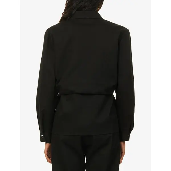 THE DROPPED COLLECTION Drawstring Cotton Jacket