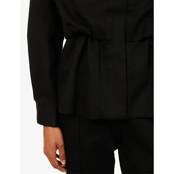 THE DROPPED COLLECTION Drawstring Cotton Jacket