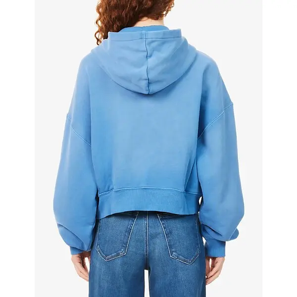 Good American Zip-up Cotton Hoodie