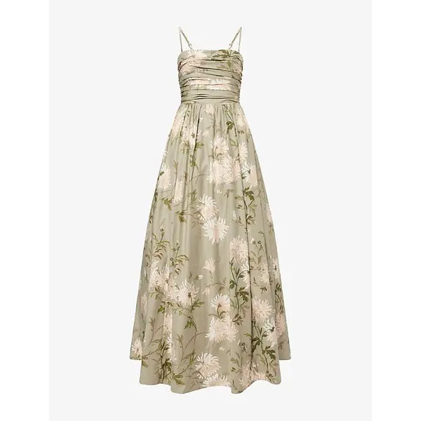 REFORMATION Kastoria Sleeveless Cotton Maxi Dress