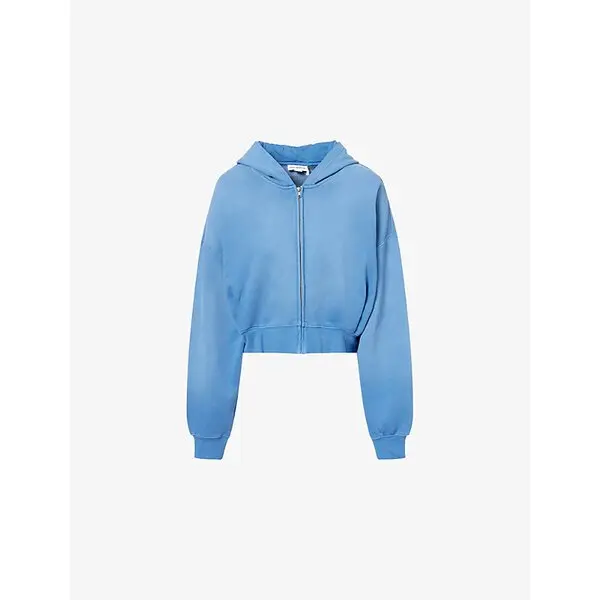 Good American Zip-up Cotton Blend Hoody