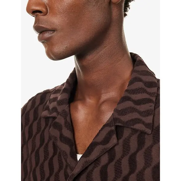Frescobol Carioca Roberto Terry Cotton-blend Shirt - Cacao